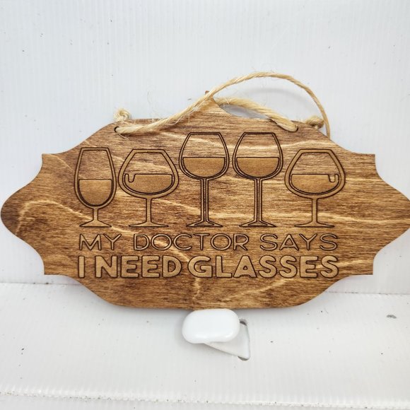Handcrafted | Wall Decor | Baltic Birch Stained Wood Sign Handcrafted ...